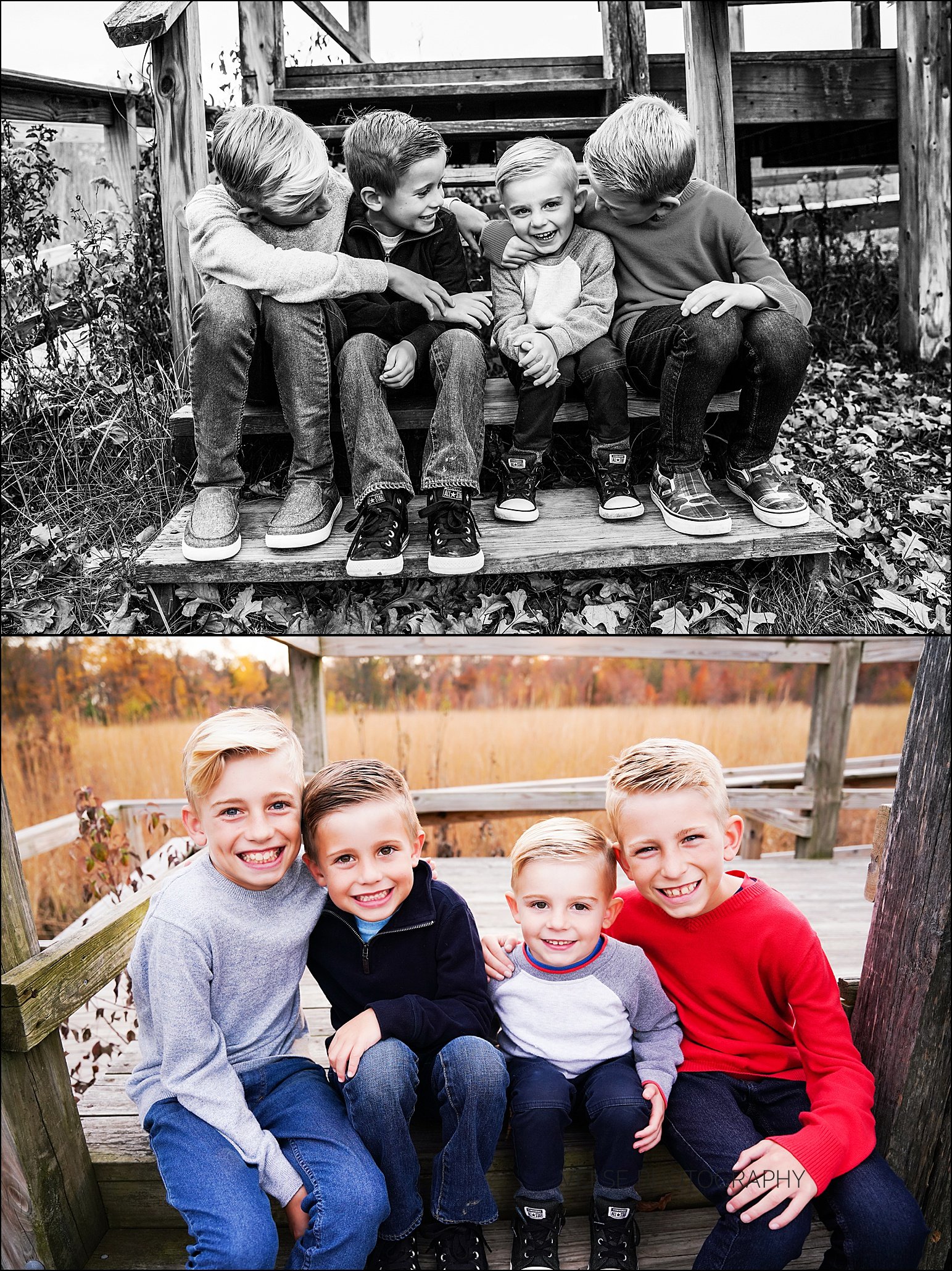Hudson, Brady, Beckham and Wyatt - Velse Photography
